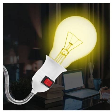 Adaptador Enchufe A Socket Para Foco Con Interruptor Generico