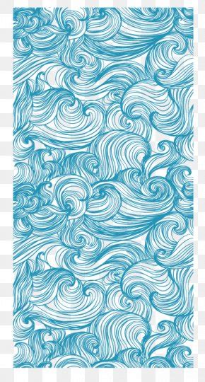 Wind Wave Pattern Png 613x1247px Wave Black And White Blue