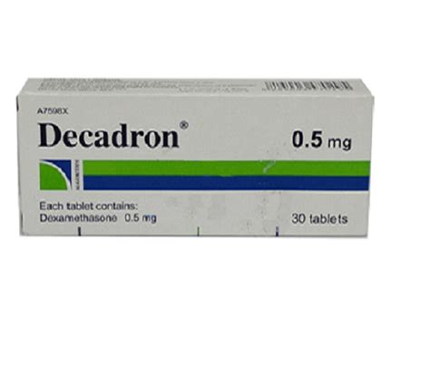 Decadron Dexamethasone Anti Inflammatory And Steroid Therapy