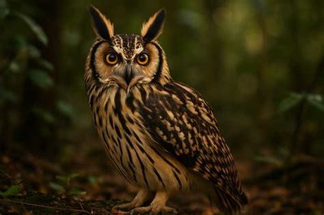 Long Tufted Screech Owl A Silent Sentinel Of The Night