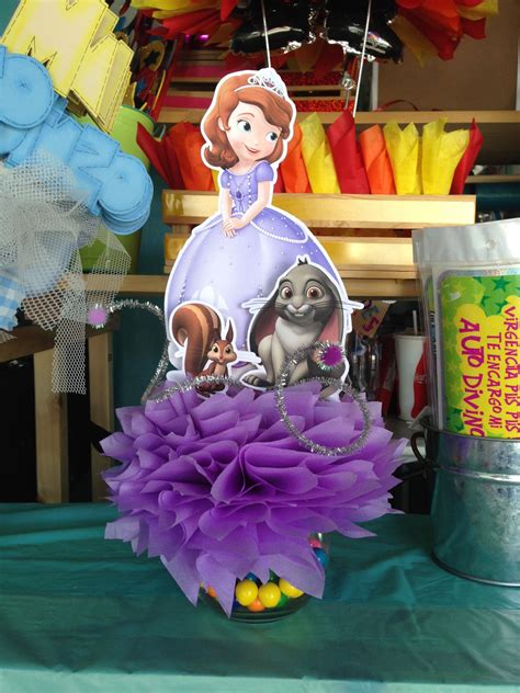Centro De Mesa Princesa Sofia Princess Birthday Centerpieces Frozen