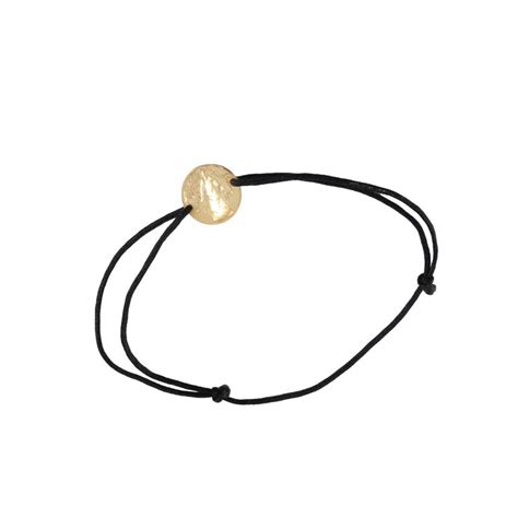 Wood Symbol Five Elements String Bracelet In 14kt Yellow Gold Wood Symbol Five Elements String Bracelet In 14kt Yellow Gold