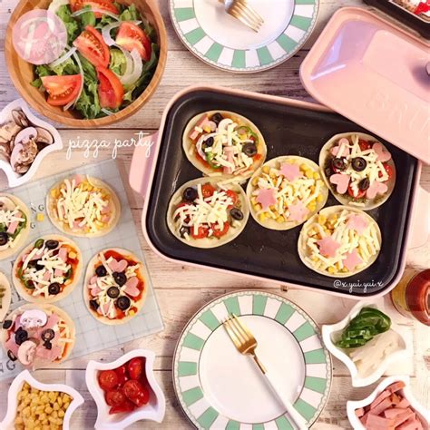 【超簡単レシピ】インスタ映えミニピザパーティー ピュアラモ（purelamo）｜あなたの生活にかわいいを届ける