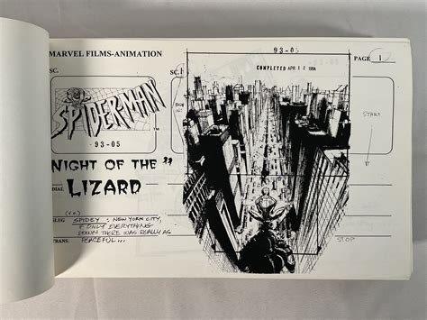 Lot 315 A Folio Of Storyboards From The Production