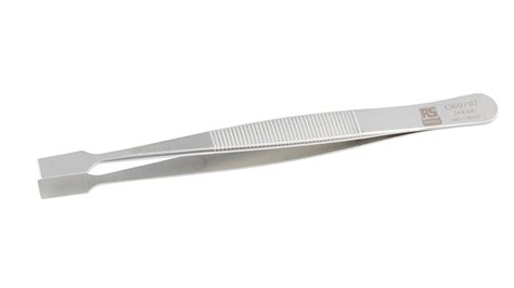 Rs Pro 120 Mm Stainless Steel Flat Tweezers Rs