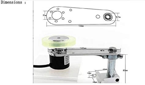 Ghw38 200mm Roller Rubber Wheel Length Position Meter