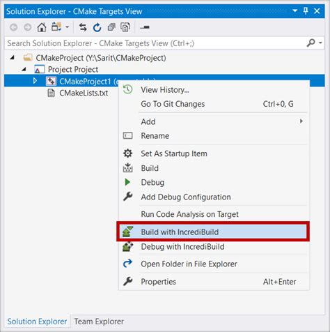 Running A Build From Visual Studio