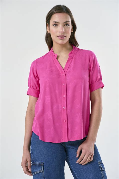 Camisa Maji Fucsia Ted Bodin