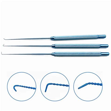 Neurosurgery Surgical Instruments Titanium Micro Carpentier Vascular Hook Carpentier Vascular