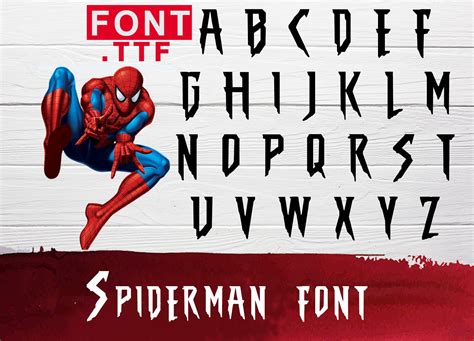 Spiderman Font