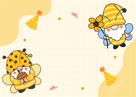 World Bee Day Honey Flower Background Bee Honey Cartoon Bee