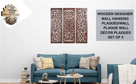 Wooden Designer Wall Hanging Plaques Wall Plaque Wall Décor