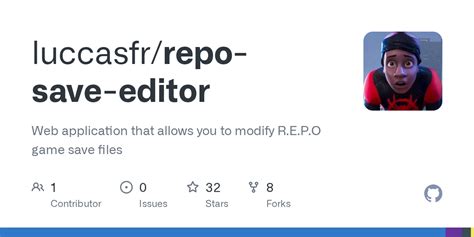 Github Luccasfrrepo Save Editor Web Application That Allows You To Modify Repo Game Save
