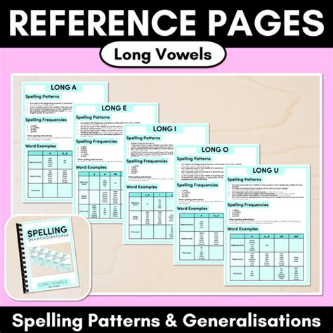 Spelling Generalisations For Diphthongs Spelling Cheat Sheets And Reference Pages