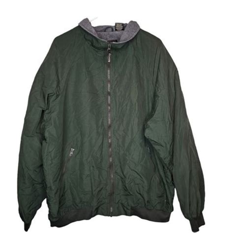 Redhead Jackets And Coats Xl Tall Redhead Green Fleece Lined Zipup