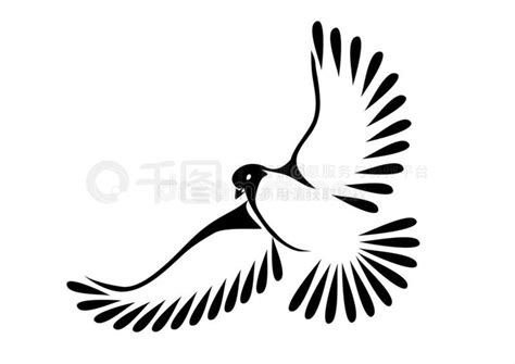 爱高清图片 黑色剪影风格的飞翔的鸟 黑色剪影风格的飞翔的鸟图片免费下载 5084296045 千图网pro