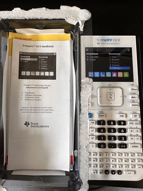 Texas Instruments Ti Nspire Cx Ii Cas Color Graphing Calculator Ebay