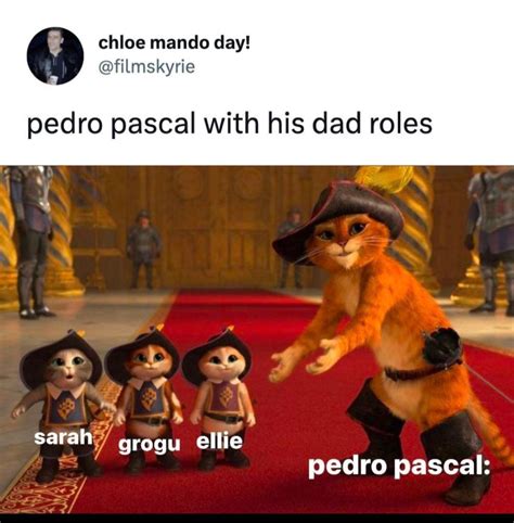 Pedro Pascal With His Dad Roles Rthelastofushboseries