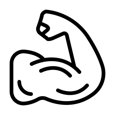 Muscle Icon Design 14393275 Vector Art At Vecteezy