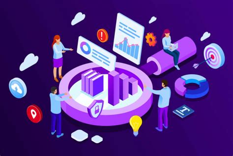 Data Analyst Isometric Illustration