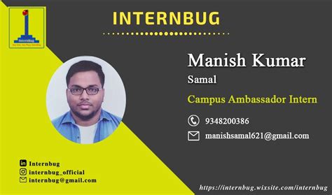 Manish Kumar Samal On Linkedin Internbug Internship Recruiting