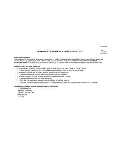 Free 10 Knowledge Transfer Plan Samples In Ms Word Pdf