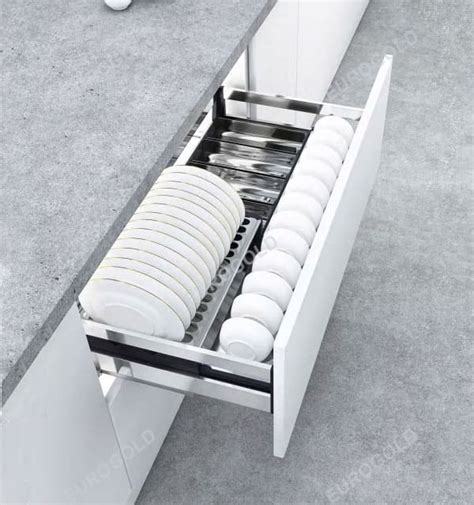 Kệ Chén Dĩa Inox Hộp Gắn Cánh Eurogold Eu132 Thietbitaigiacom