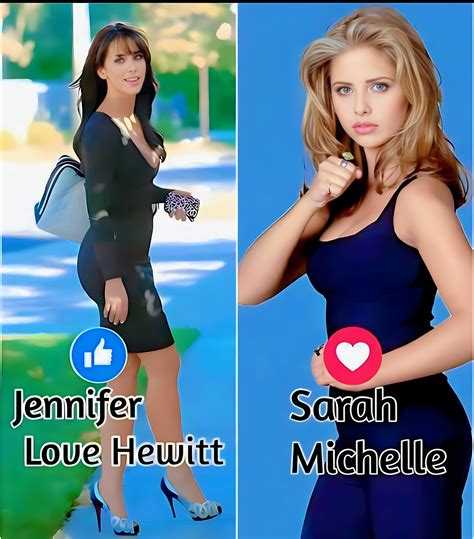 Rock Jennifer Love Hewitt 👍 Vs Sarah Michelle Gellar ️ — 90s Queens