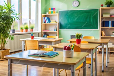 Animestyle Classroom Design With Colorful And Playful Elements