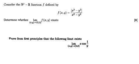 Solved Consider The Rp R Functionſ Defined By X² Y²