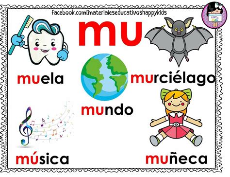 Imagenes Con La Letra M Para Imprimir Palabras Con La Letra M