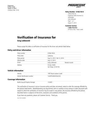 Pgr Verificationof Insurance Pdf