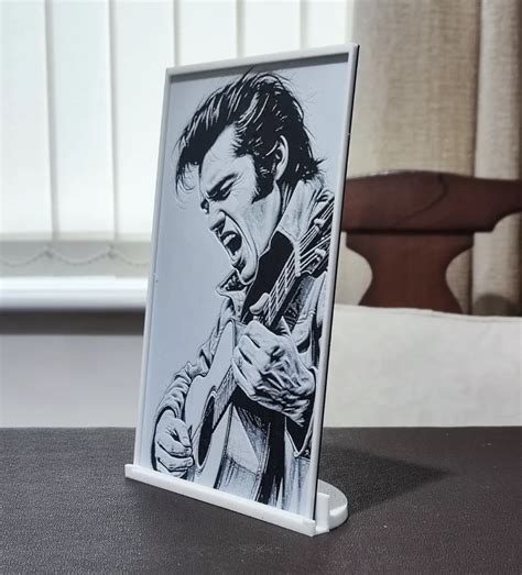 Elvis Presley Hueforge 2 Color Free 3d Print Model Makerworld