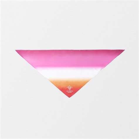 Scout Pride Personalised Ombre Scarfnecker Lesbian