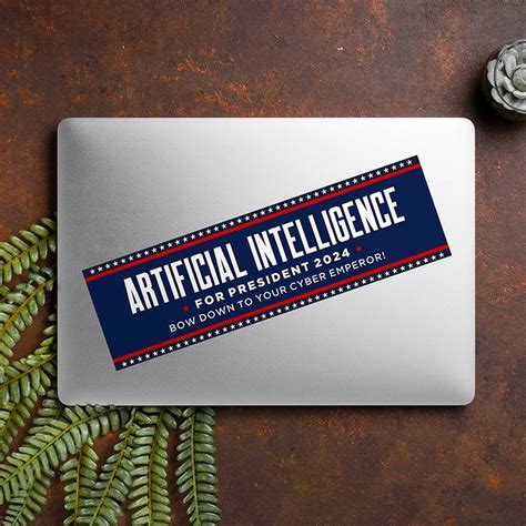 Artificial Intelligence Funny Political Bumper Sticker