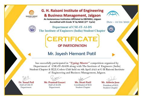 Jayesh Patil On Linkedin Connections Certificate Participation
