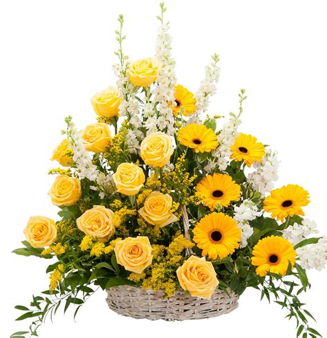 Ray Of Sunshine Basket Art Flower And T Shoppe