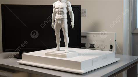 One Of The Earliest Models Of The Human Background 3d Scanner Picture Background Image And