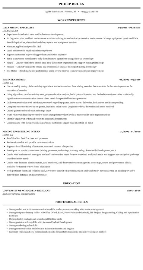 Mining Resume Examples Gas Engineer Cv Examples Templates And Samples