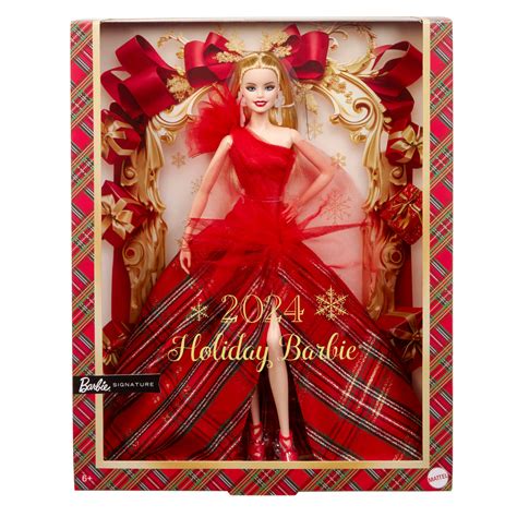 2024 Barbie Holiday Doll With Blonde Hair Mattel Creations