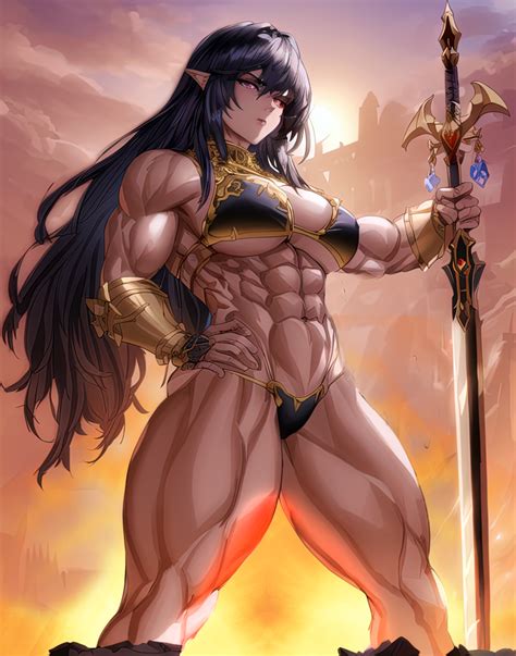 Rule 34 Abs Ai Generated Barbarian Dark Hair Lastbruja Muscular