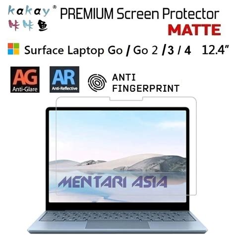 Screen Protector Surface Laptop Go 1 2 3 4 12 4 Kakay Premium Matte Anti Fingerprint