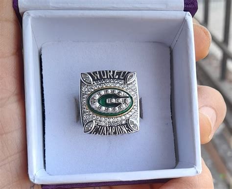 Special Edition Green Bay Packers Super Bowl Ring 925 Sterling Silver
