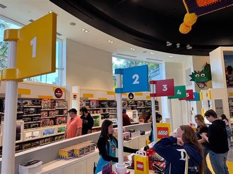 Photos The Lego Store Reopens At Downtown Disney With Lego Versions Of