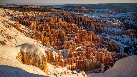 The Beauty And Solitude Of Bryce Canyon National Park In The Winter