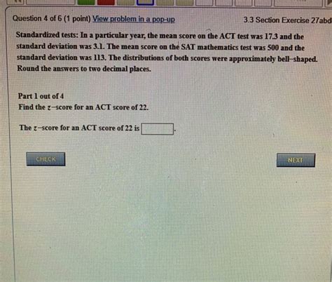 solved question 4 of 6 1 point view problem in a pop up