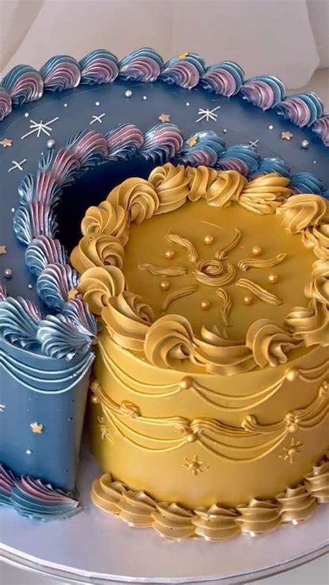 Sun And Moon Vintage Cakes Together Cake Decorating Inspirations