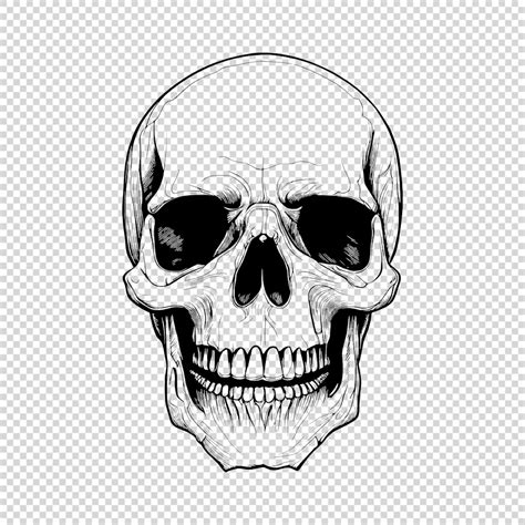 Forward Facing Skull Vector Tofujoe
