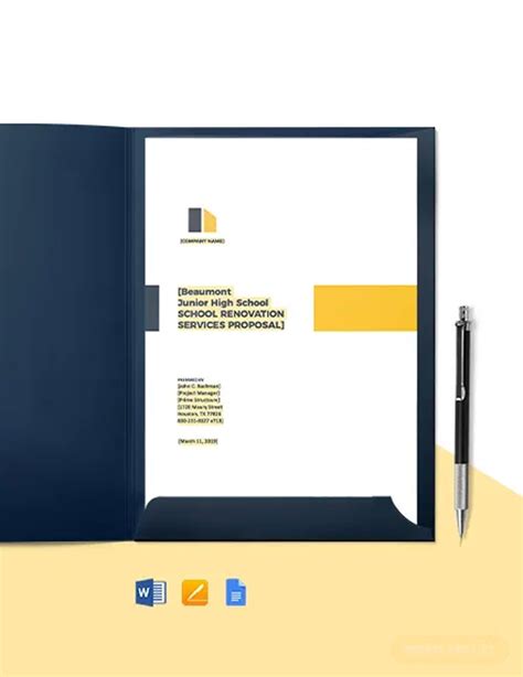 Construction Business Proposal Template Prntbl