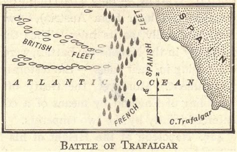 Battle Of Trafalgar Map